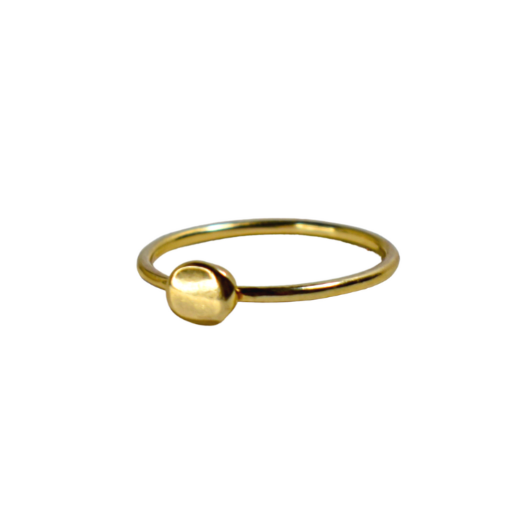 14K Gold Disc Ring – Emma's Jewelry Box